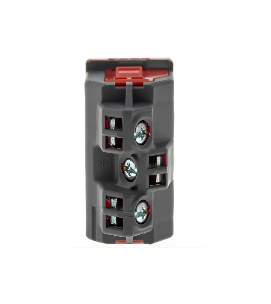 Módulo Tomada 2P+T 20A 250V Borne Parafuso Vermelho Plus+ 615079VM Legrand