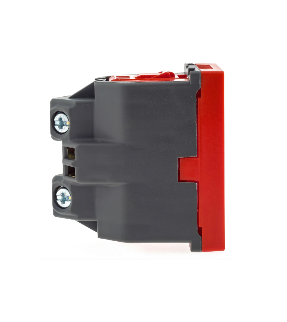 Módulo Tomada 2P+T 20A 250V Borne Parafuso Vermelho Plus+ 615079VM Legrand
